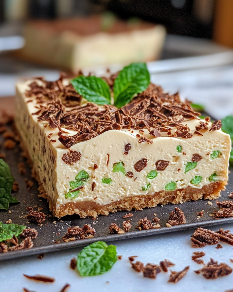 Peppermint Crisp Tart