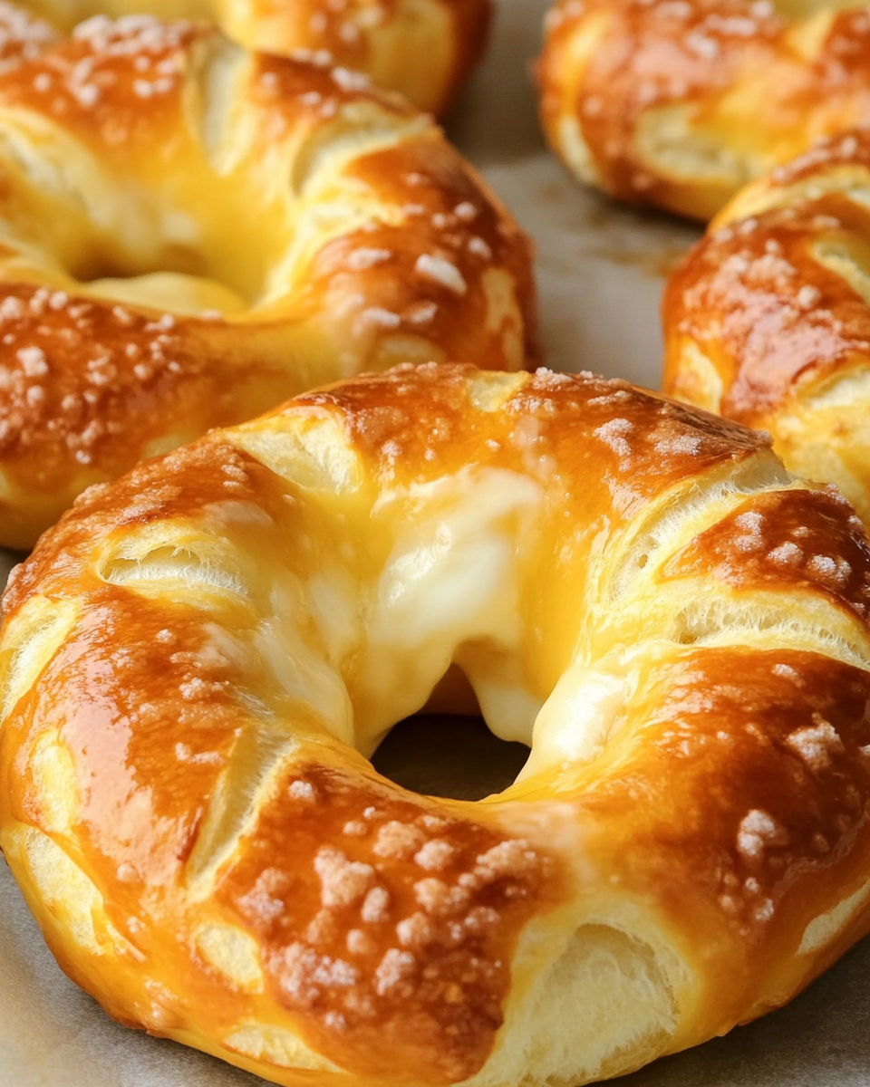 Cheese-Stuffed Pretzels