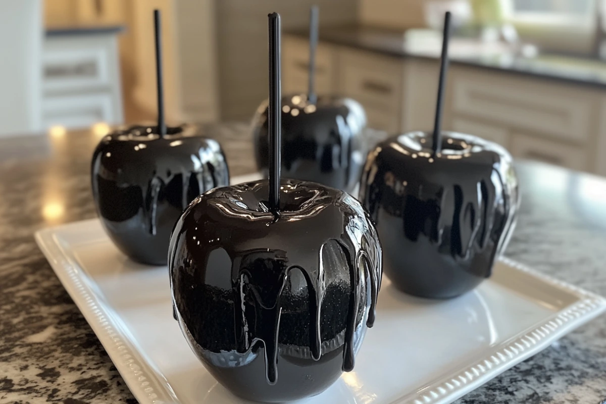 How to Make Black Poison Candy Apples for Halloween – A Spooky Sweet Treat