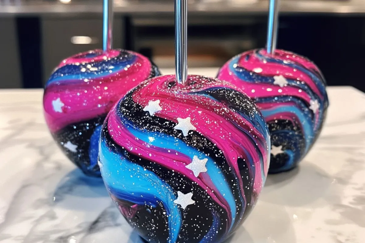 Galaxy Candy Apples